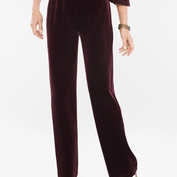 Chico's | Pants & Jumpsuits | Brand New Chicos Crush Velvet Light Pants ...
